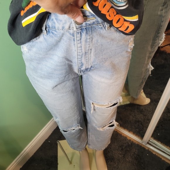 dee elle | Jeans | Dee Elly Jean Wide Legged Pants With Rips | Poshmark